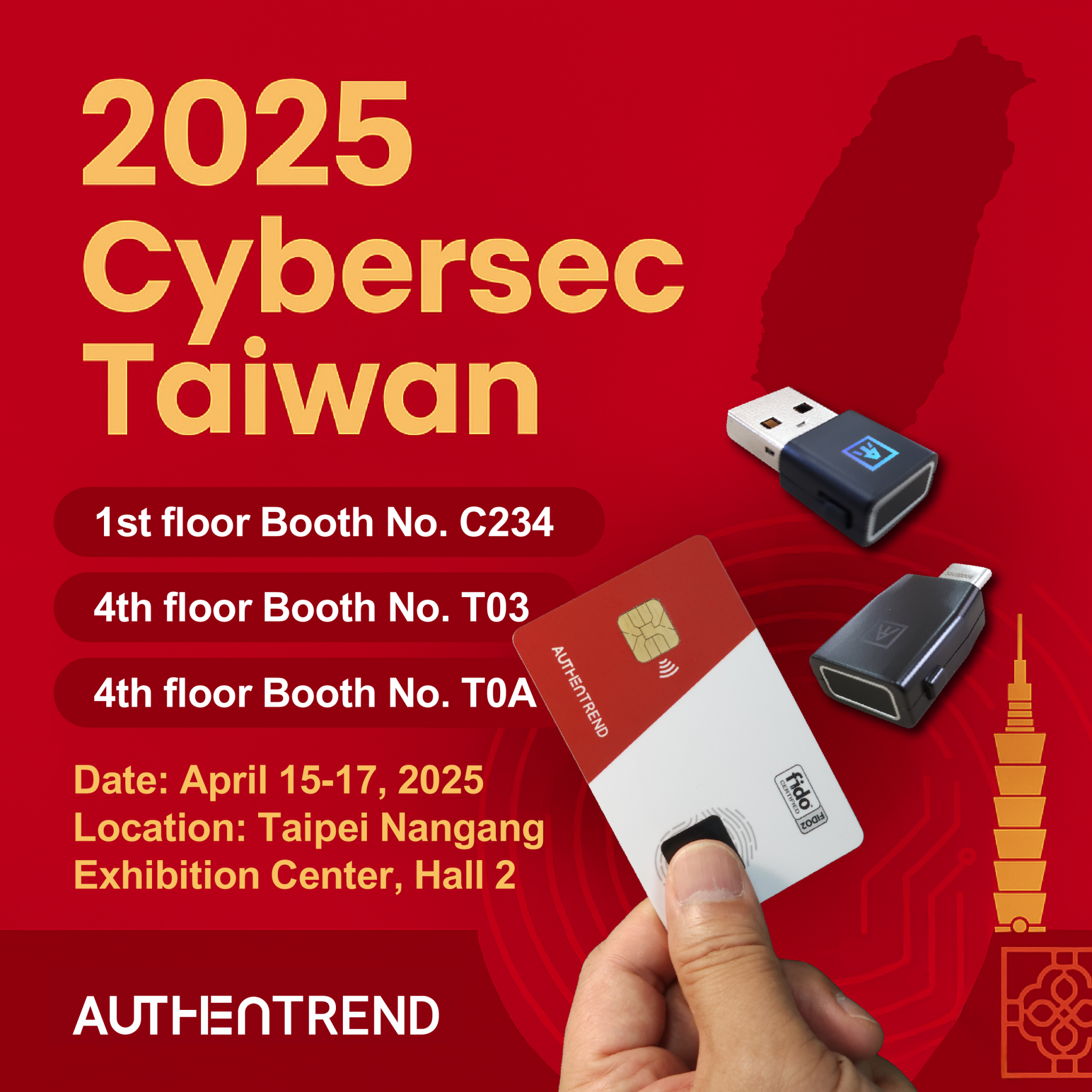 AuthenTrend Exhibits at Cybersec Taiwan 2025, Showcasing Anti-Phishing Passwordless ...